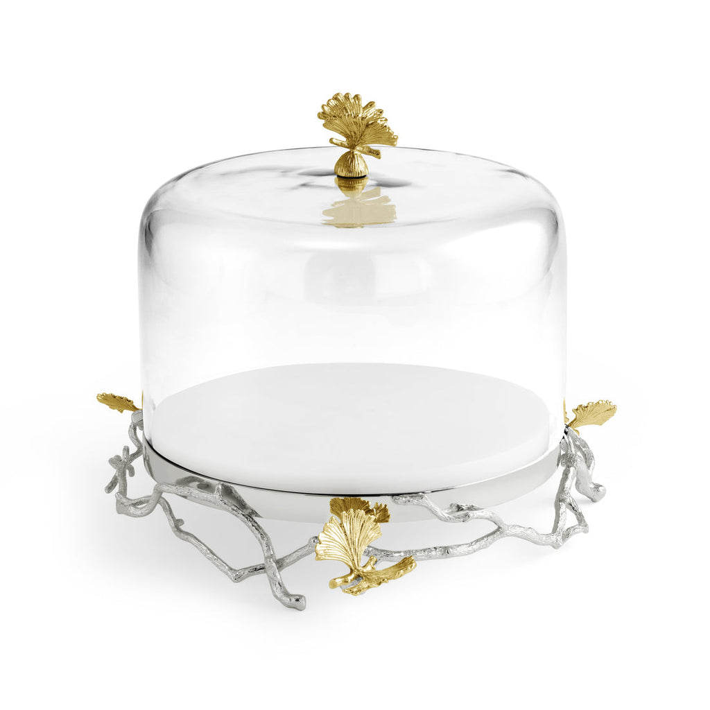 Butterfly Ginkgo Luxe Cake Stand w/ Dome | The Everyday Chef Butterfly Ginkgo Luxe Cake Stand w/ Dome | The Everyday Chef